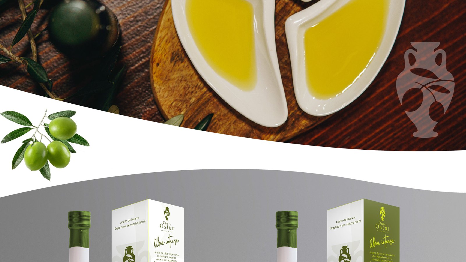 Diseño gráfico y creativo de etiquetas de aceite de oliva virgen extra ...