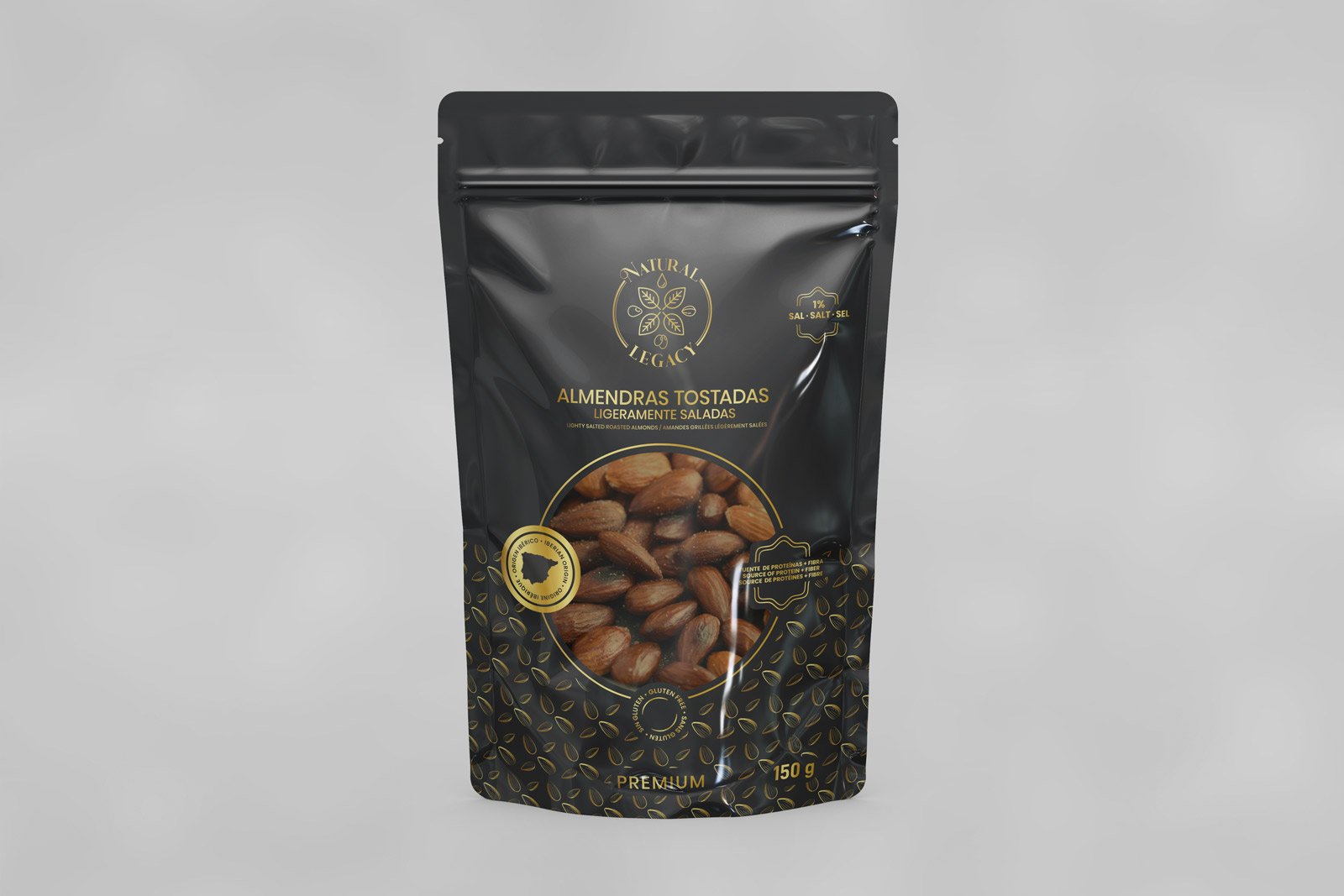 Doypack box design for nuts